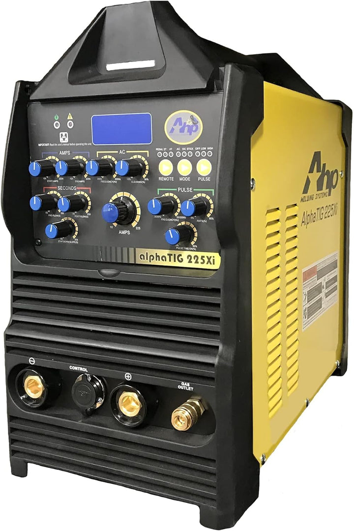 NEW 2024 AlphaTIG 225Xi with WIRELESS FOOT PEDAL – AHP Welders